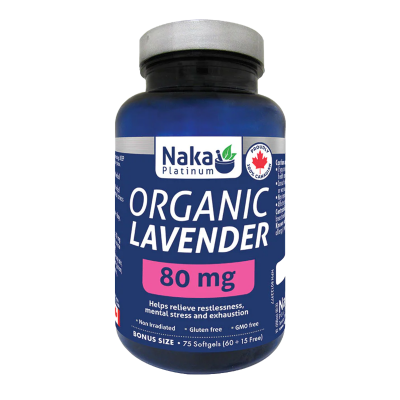 Naka Platinum Organic Lavender - 75 Capsules – The Natural Vibe