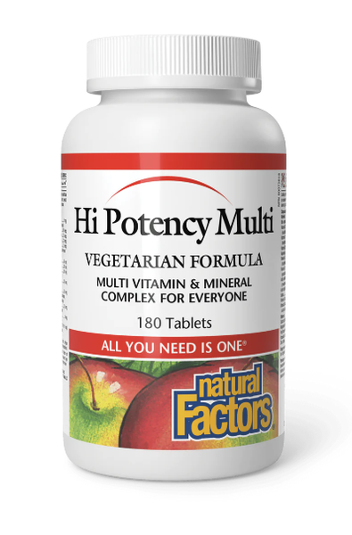 Natural Factors Hi Potency Multi Vegetarian Formula - 90 Tablets – The ...